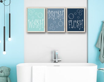 Boys Bathroom Wall Art - Etsy