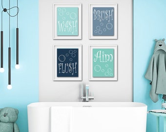 Boys Bathroom Decor | Etsy