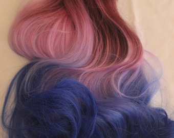 Pink hair extensions | Etsy