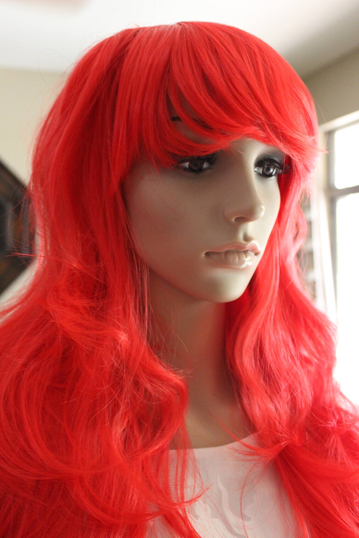 READY TO SHIP Red Wig Costume Wig Fairy Wig Cosplay Rave | Etsy