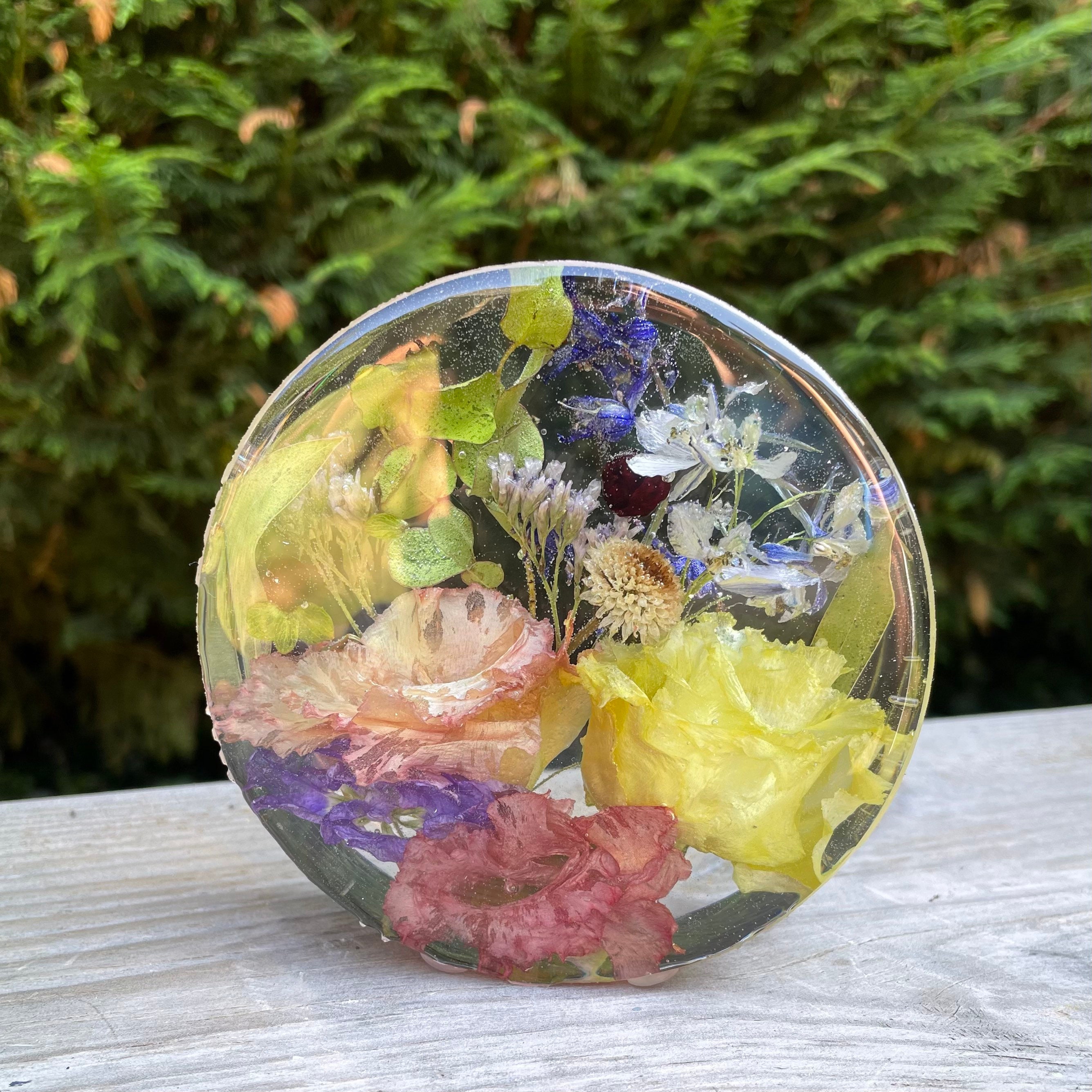 10x3cm Round Display Block, Wedding Flowers, Funeral Flowers, Gift ...