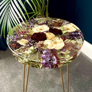 35cm Diameter Side Table. Wedding Flowers, Memorial Flowers - Etsy UK