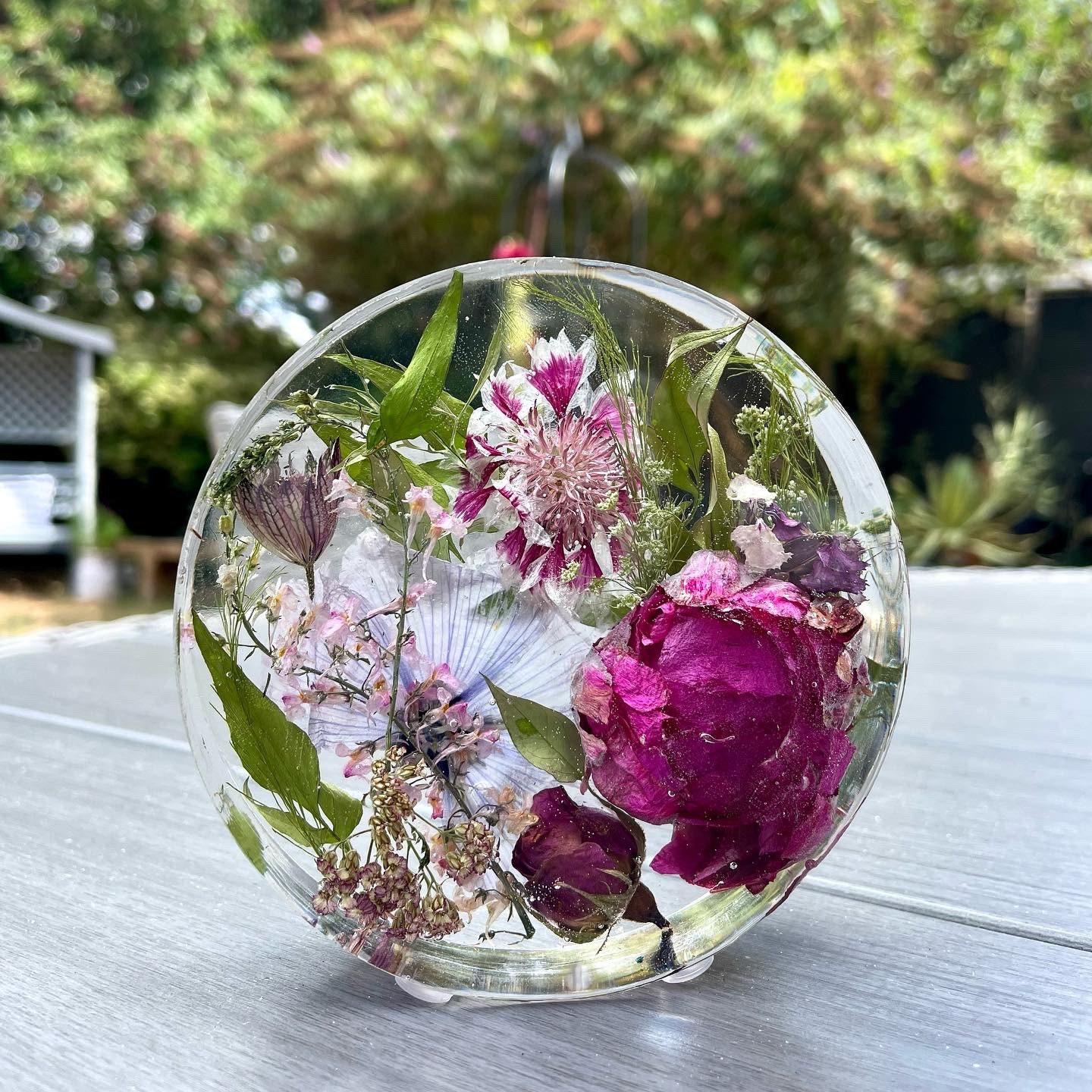 10x3cm Round Display Block, Wedding Flowers, Funeral Flowers, Gift ...