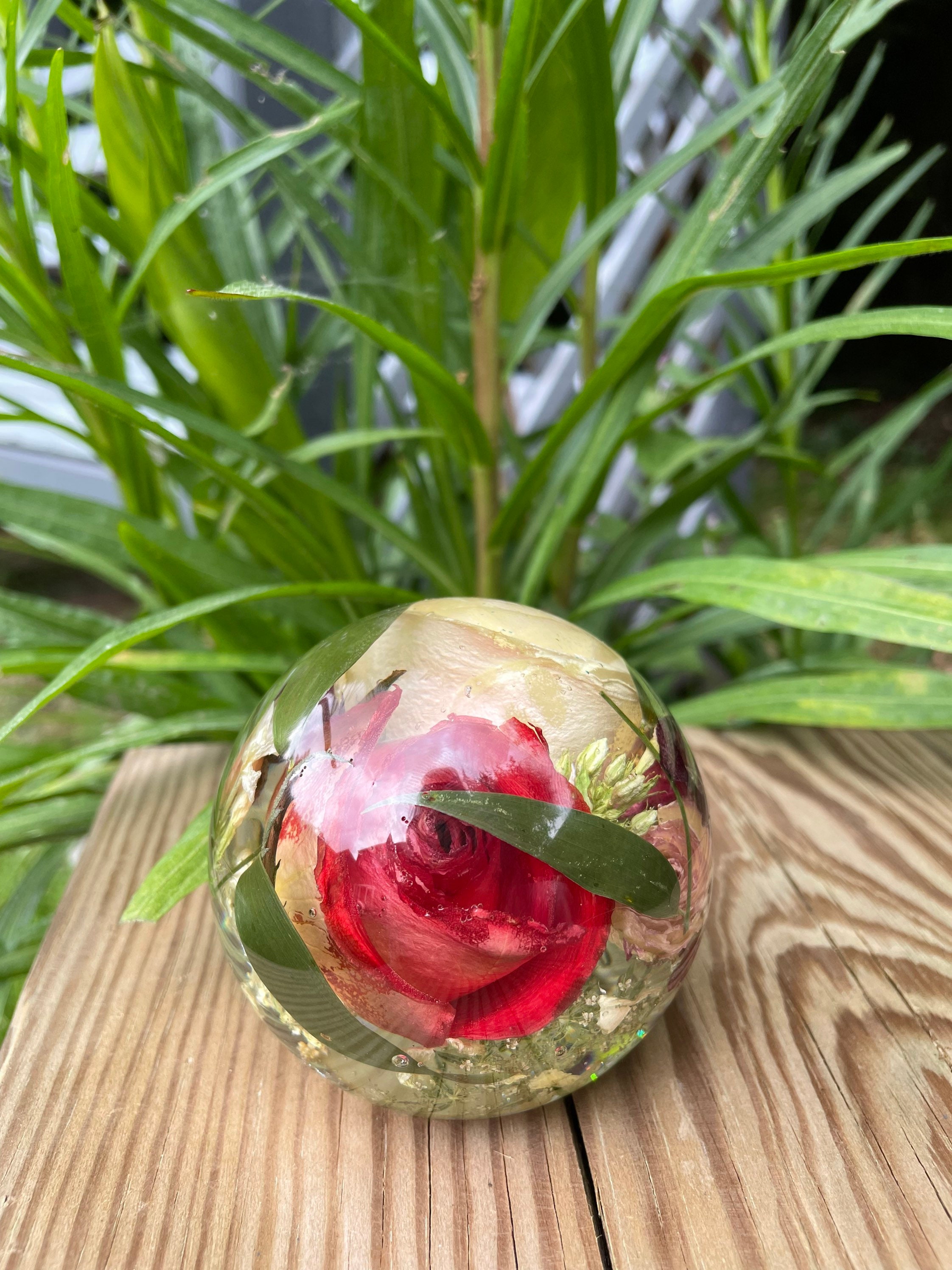 8cm Sphere Flower Preservation Wedding Funeral Keepsake | Etsy
