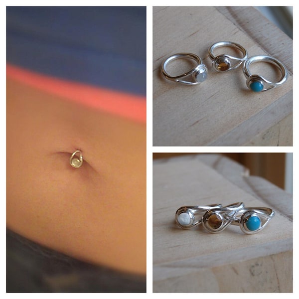 Minimal Belly Ring - Etsy