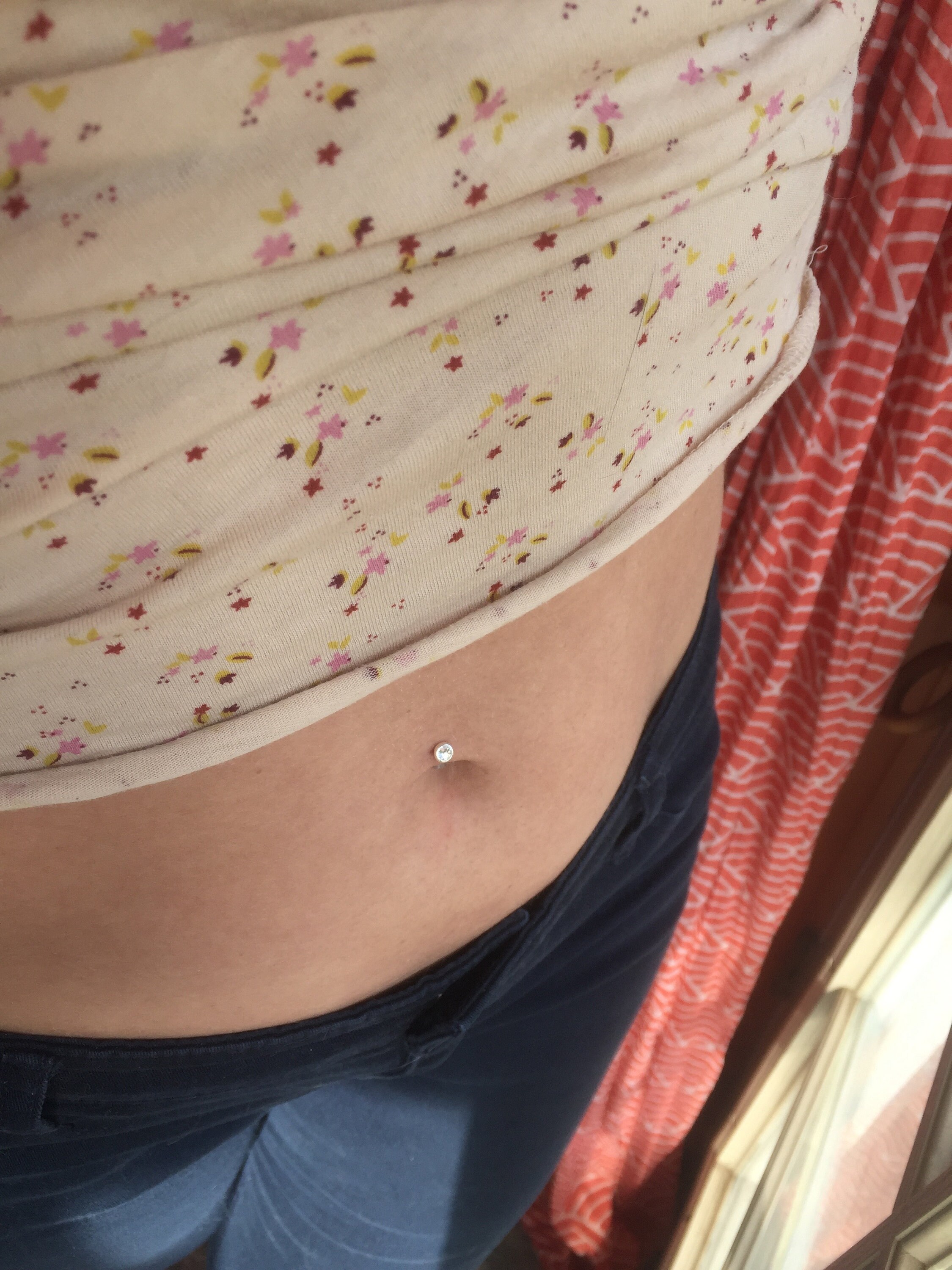Swarovski Belly Button Barbell Piercings Body Jewelry Simple | Etsy