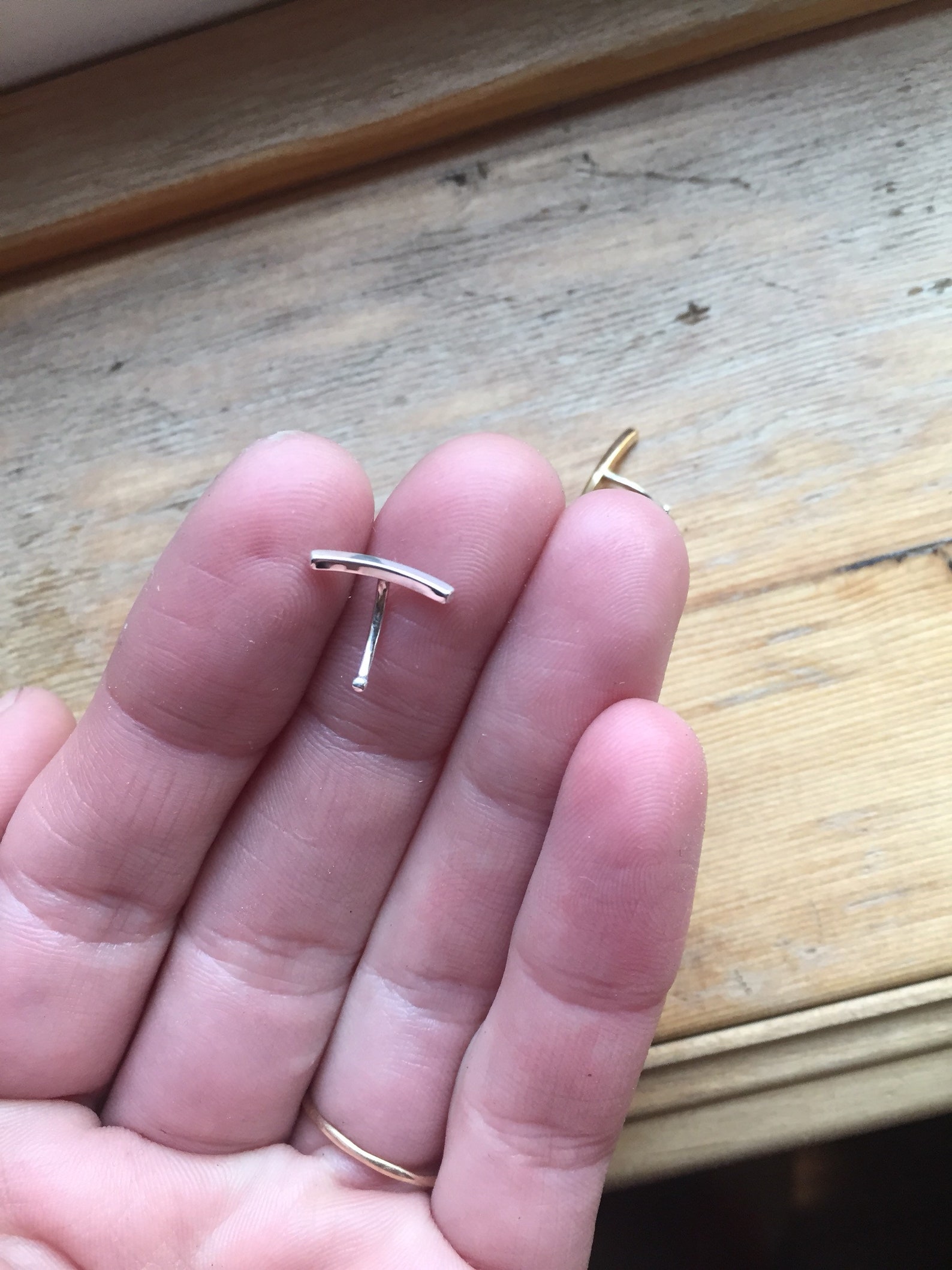 Lunula Ball-ping and Plug Belly Button Barbell Minimal Floating ...