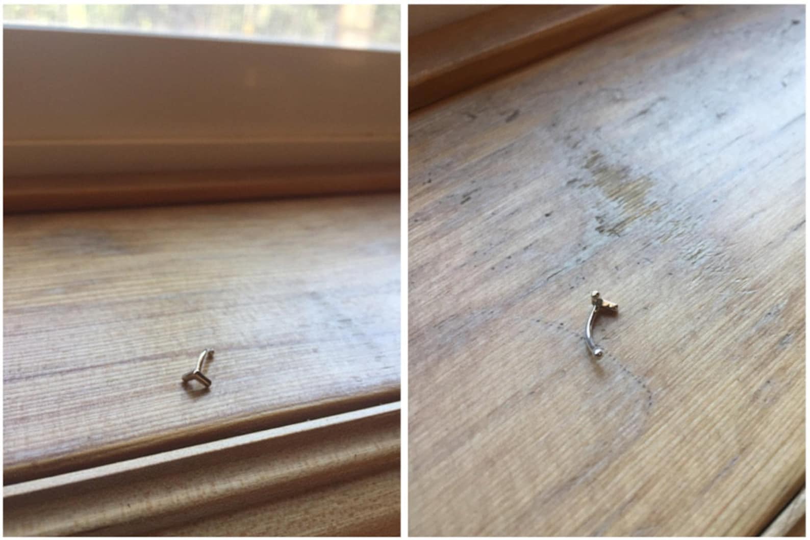 Mars Ball-ping and Plug Belly Button Barbell Minimal Floating Piercing ...