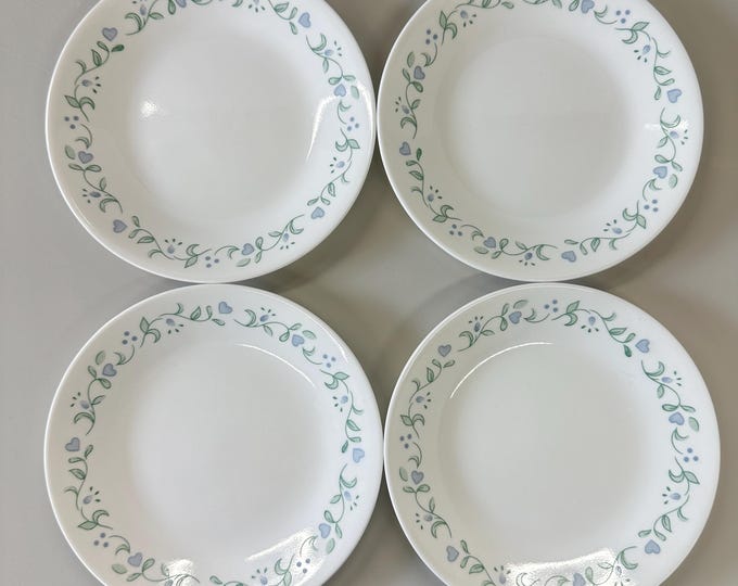 Vintage Corelle Country Cottage Small Dessert Plates, Set of 4 Country ...