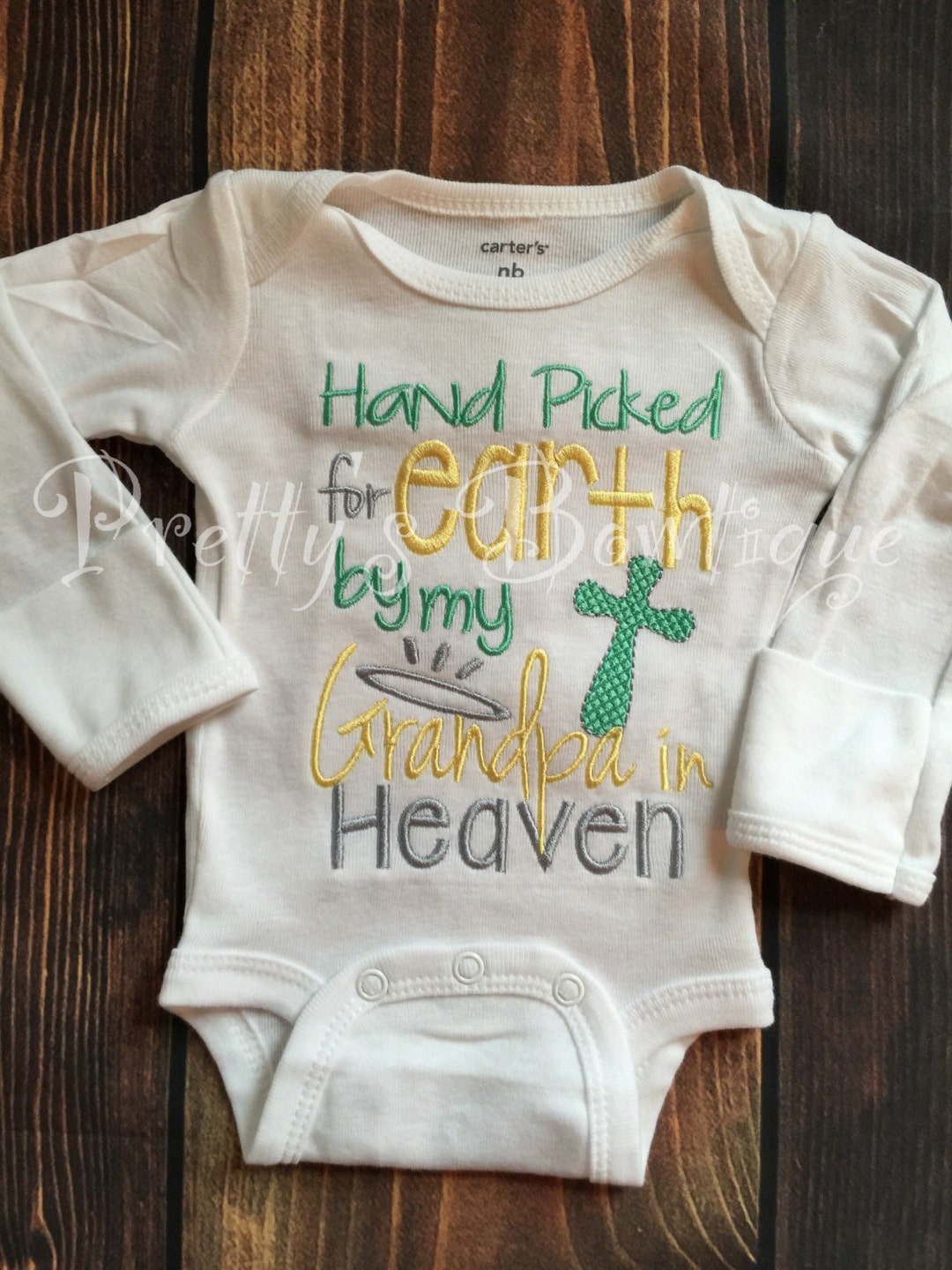 Hand Picked for Earth Gown Shirt or Bodysuit Baby Unisex - Etsy