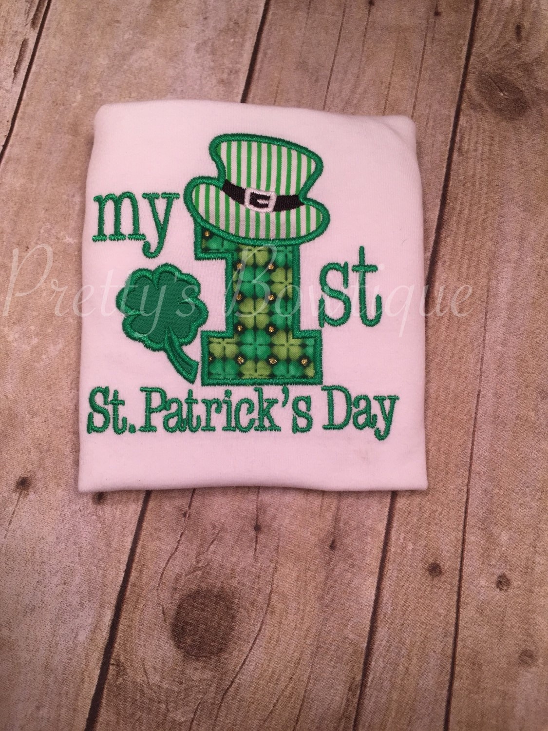 My First St. Patricks Day Shirt or One Piece Babies 1st St. | Etsy