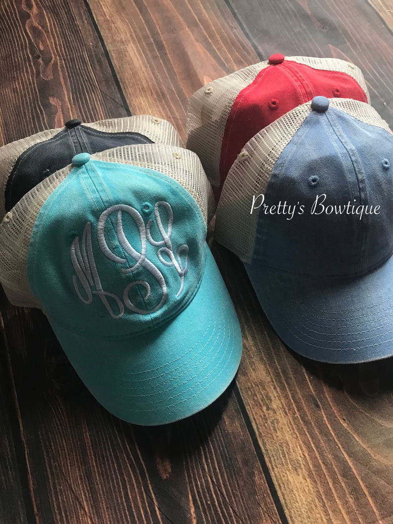 Monogrammed Baseball Hat Womens Hat Monogram Hat | Etsy