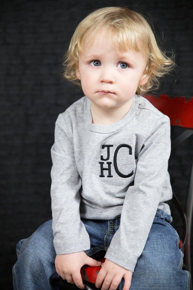 Boys Monogram T-shirt or Bodysuit Monogram Gift Childrens - Etsy