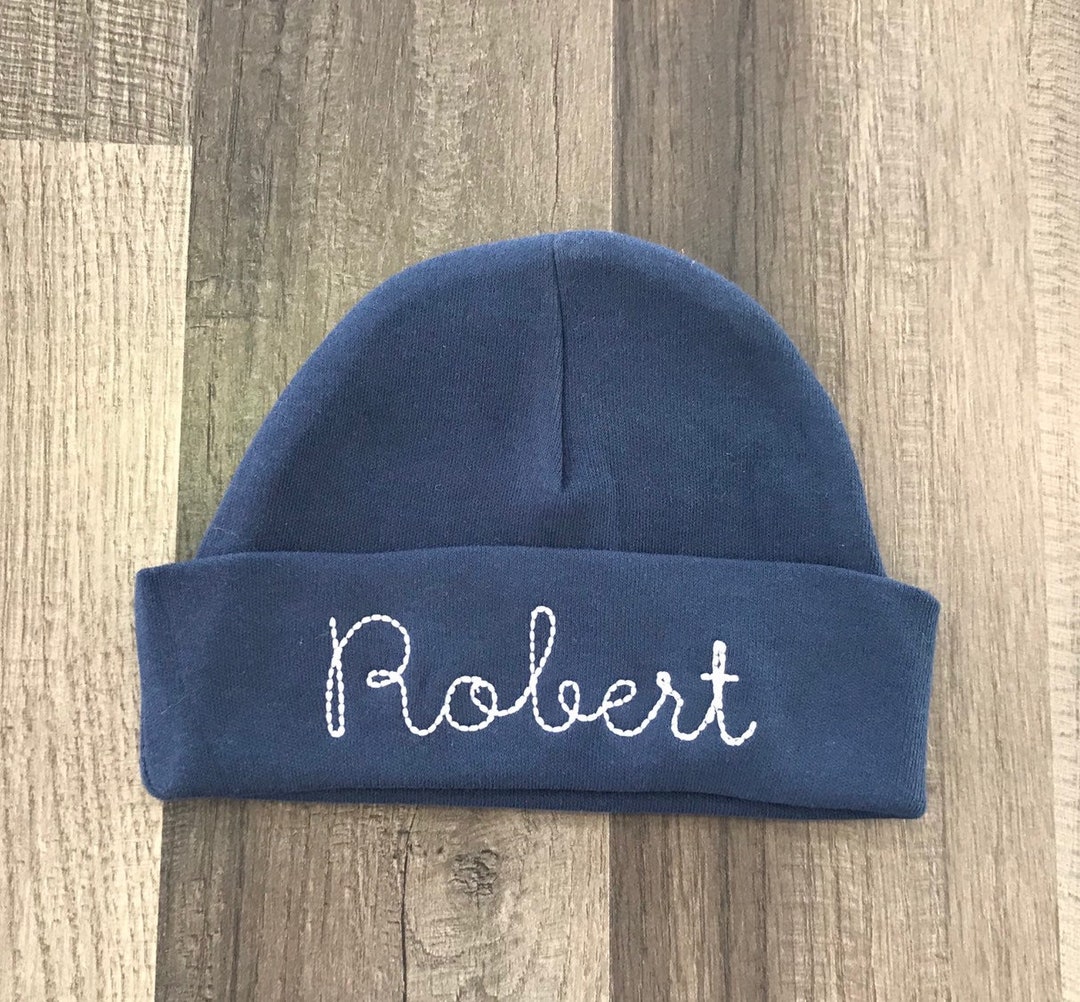 Newborn Hat Personalized With Name for Boy or Girl 18 Colors - Etsy