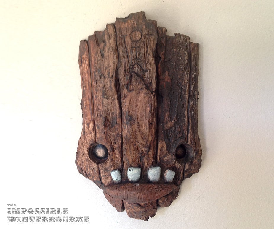 Forest Goblin Sculpture Mask Art Voodoo Tiki Mask Forest - Etsy