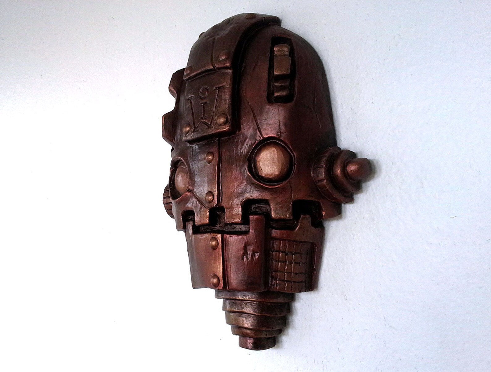 Steampunk Robot Sculpture With Bronze Finish • Cast in Hydrostone ...