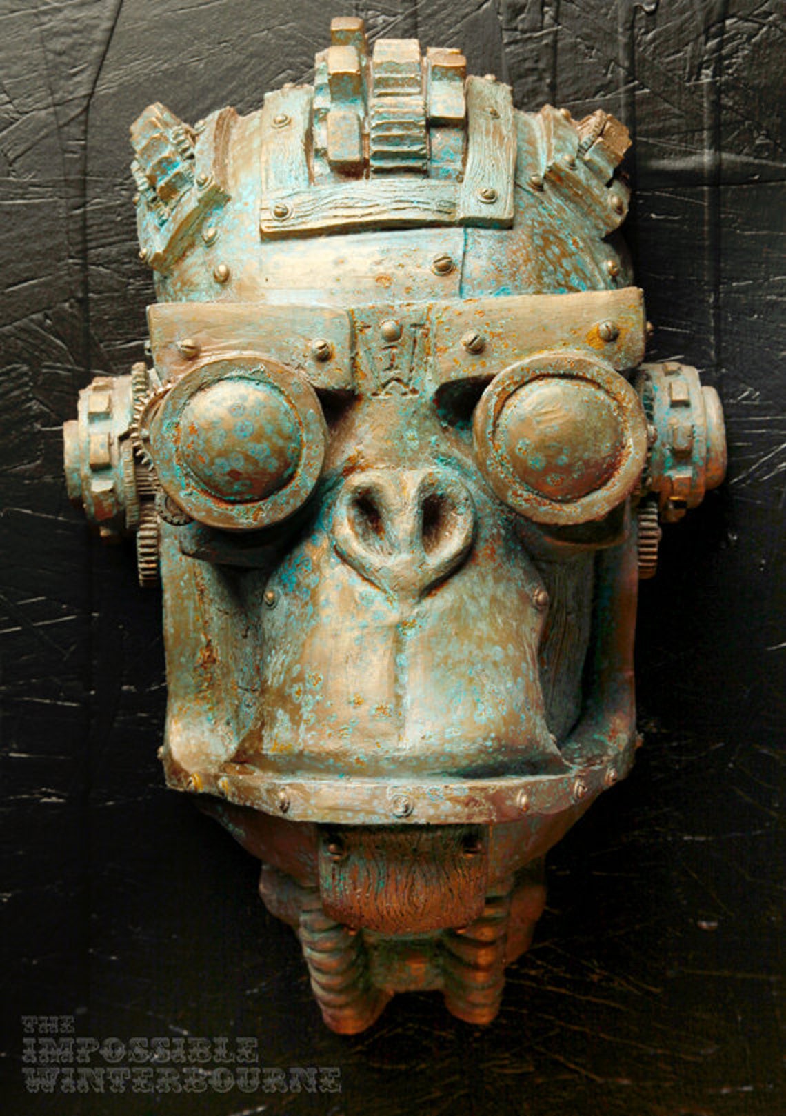 Steampunk Sculpture Cyberpunk Gorilla Time Traveling | Etsy