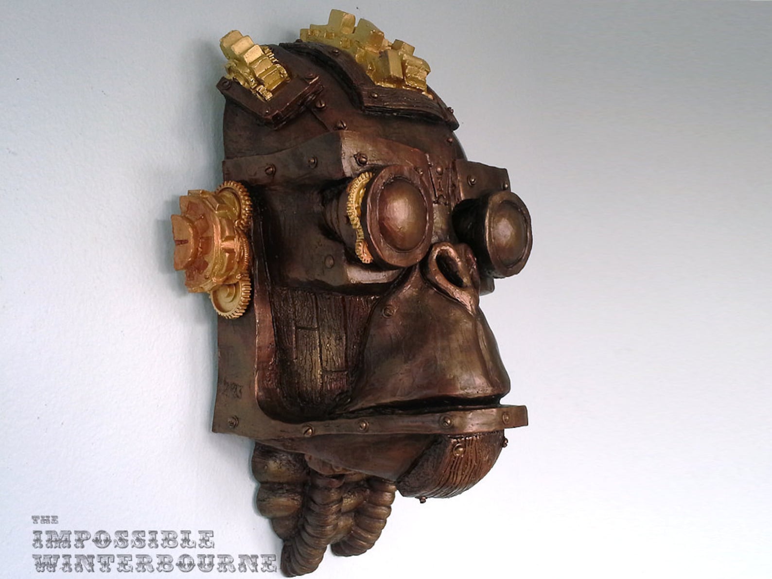 Mech Monkey Sculpture Bronze With Gold and Copper Gears - Etsy