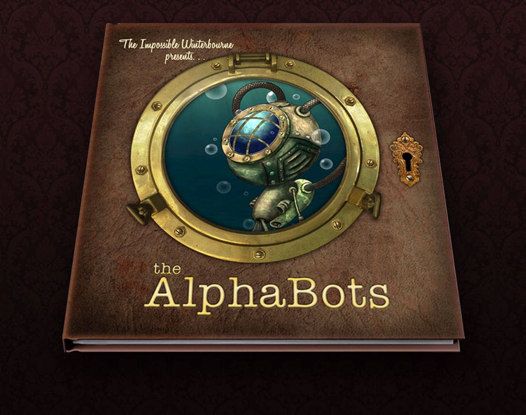 The Alphabots: Autographed Steampunk Robot Alphabet Book, Illustrated ...
