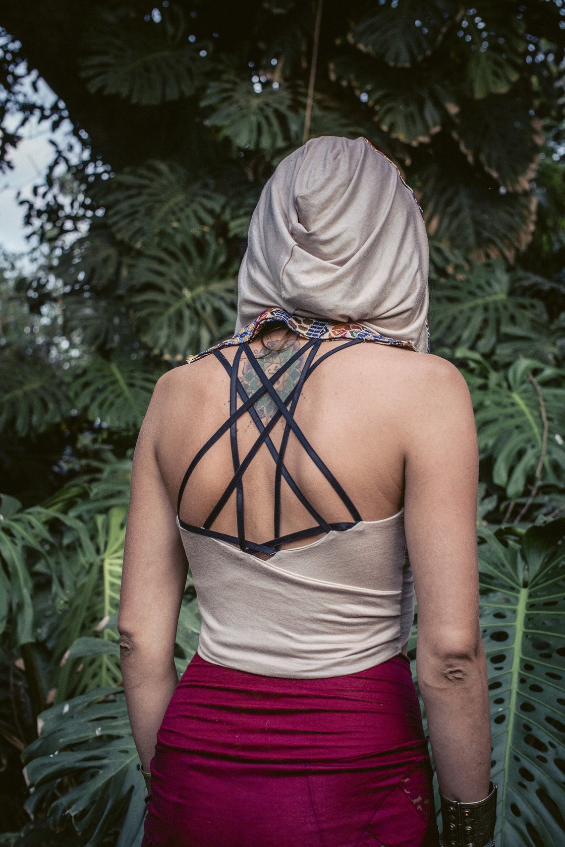 Ninja Top Ivory Rainbow Sexy Party Top Burningman Style - Etsy