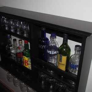 Mini Bar 3'x2' Black Stain With Clear Coat - Etsy