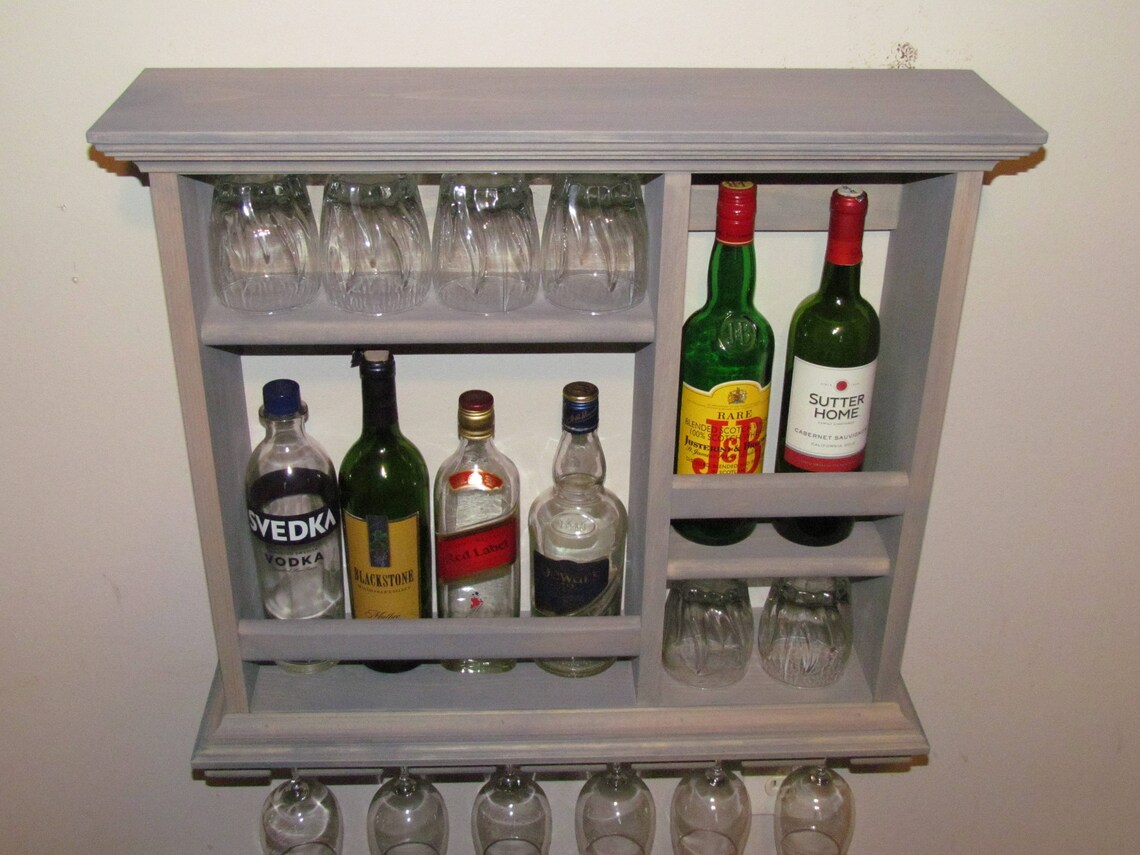 Mini Bar Weathered Gray Stain Minimalist Style 25 X - Etsy