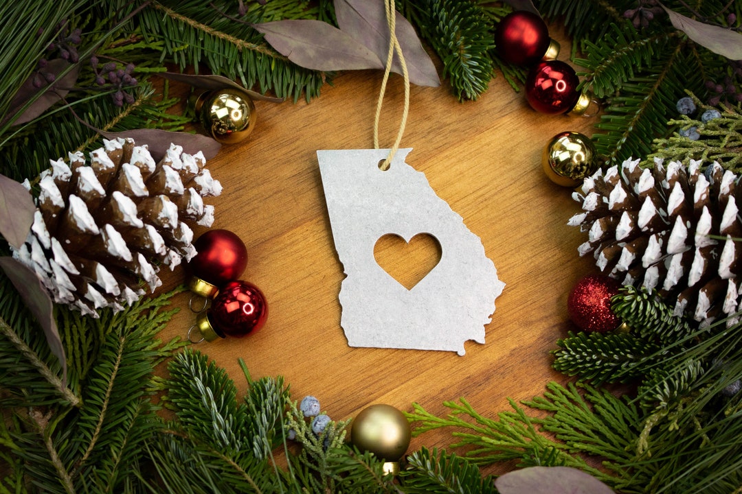 Georgia Ornament / Personalized GA Ornament / Georgia Stocking Stuffer ...
