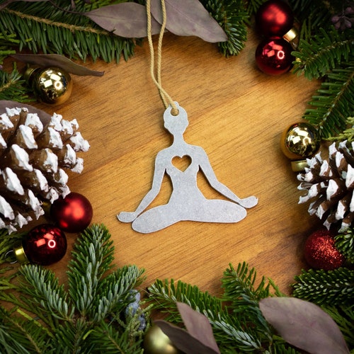 Yoga Christmas Ornament Ohm Namaste Gift for Yogi Yoga - Etsy