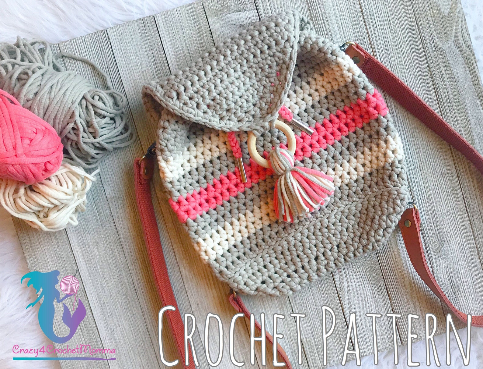 Boho Chic Backpack Pattern - Etsy