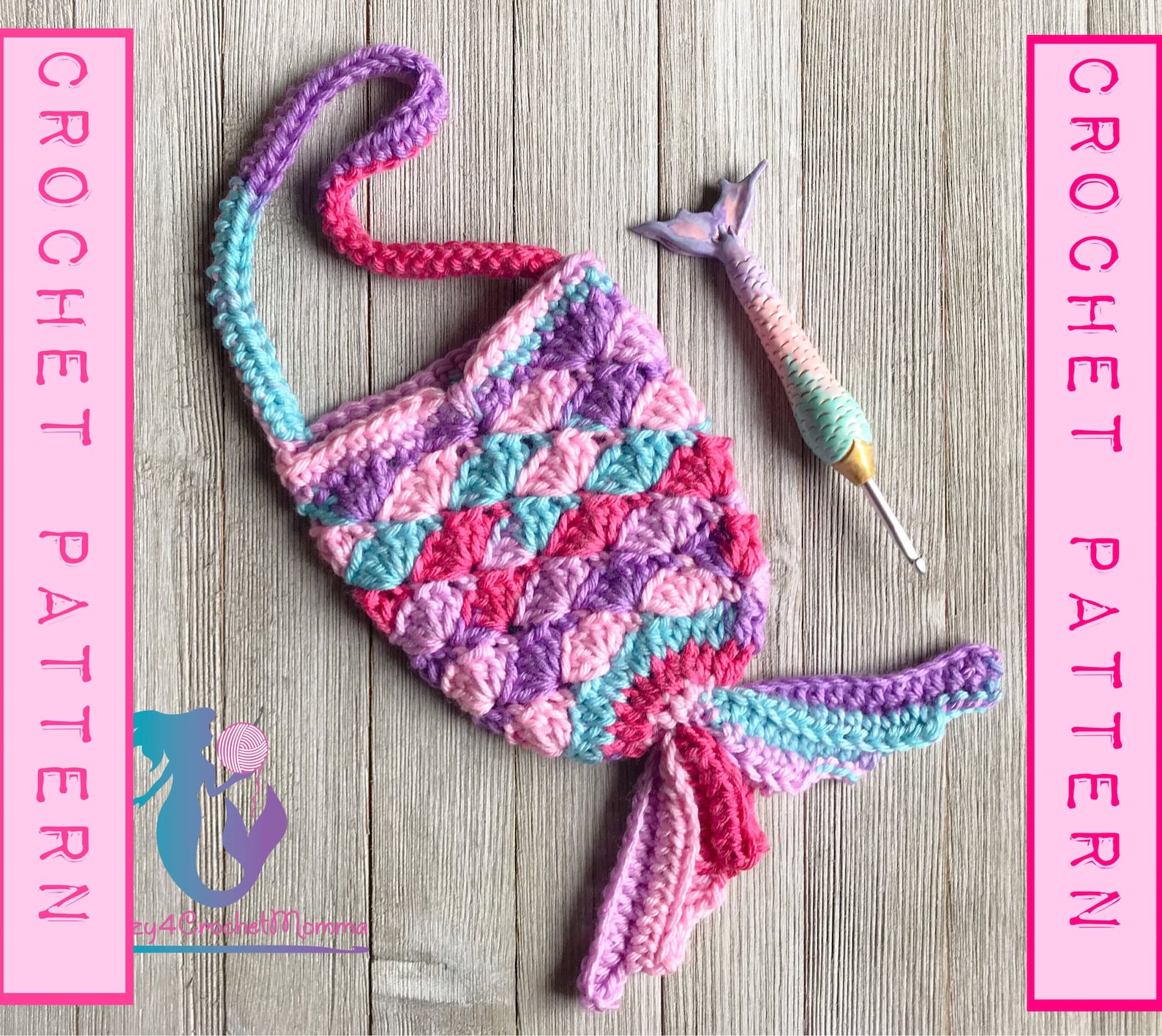 Crochet Mermaid Purse Pattern - Etsy