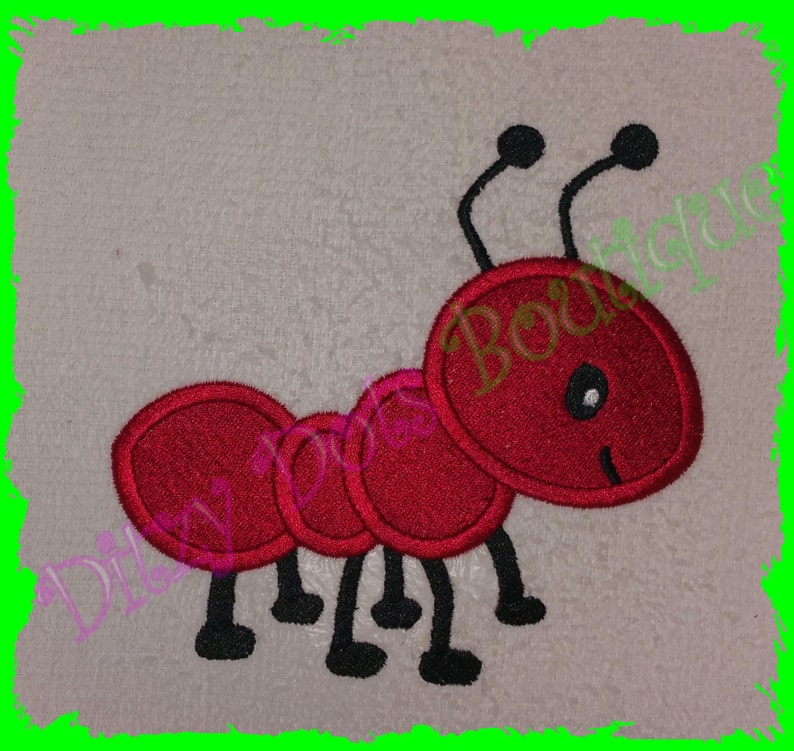 Ant Fill and Applique Machine Embroidery Design 001 | Etsy