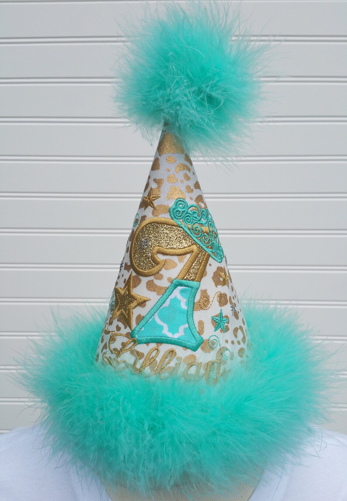 Split Number 7 With Crown and Star 7th Birthday Seventh - Etsy