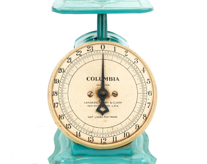 Vintage Green Columbia Family Scale Home Decor Gift 1940 - Etsy