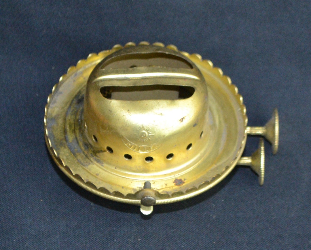 New Old Stock BRIGHT CLEAN Antique Brass 1870s sun & Moon Logo E Miller ...