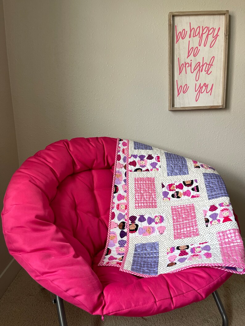 Pink and Purple Princess Quilt - Etsy