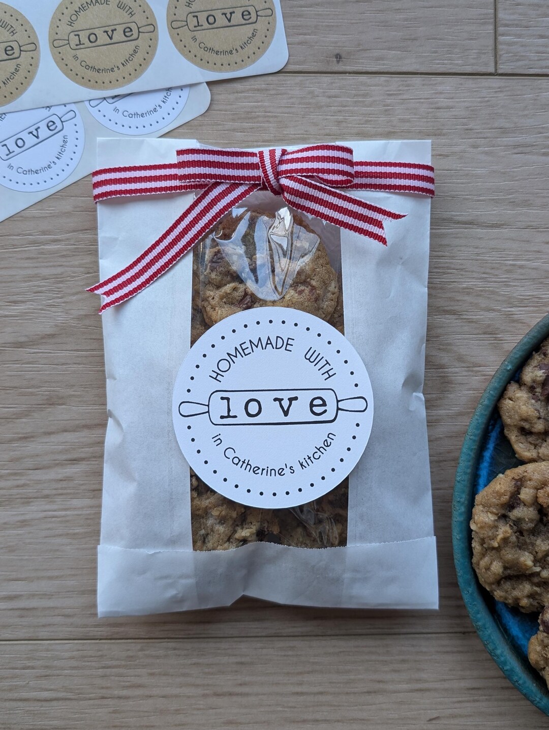 Personalized Baking Stickers: Custom Kitchen Labels for Homemade Treats ...