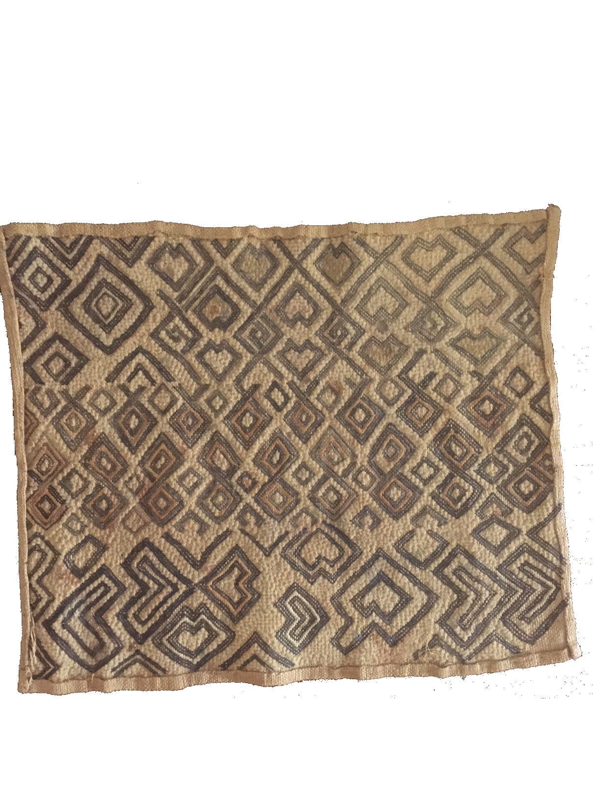 African Kuba Fabric - Etsy