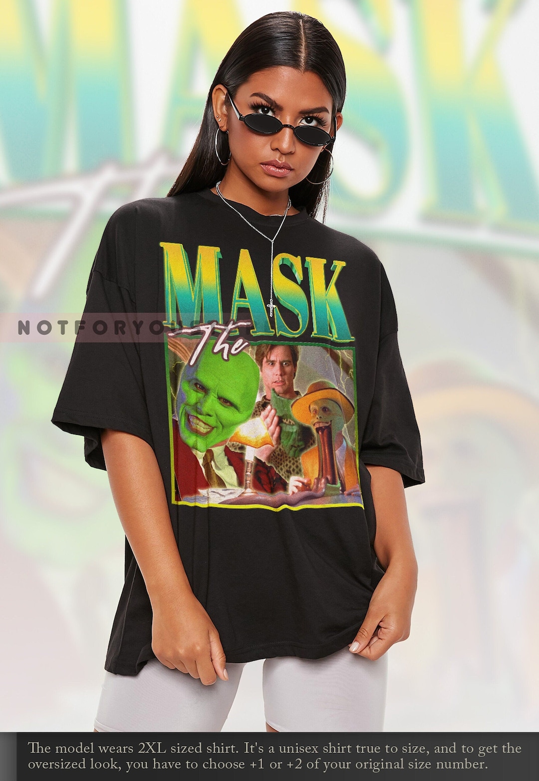 The Mask Shirt Jim Carrey the Mask Tshirt the Truman Show - Etsy