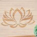 Lotus Flower Stencil, Reusable Lotus Stencil, Lotus Stencil, Flower ...