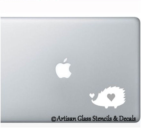 Hedgehog Car Decal, Window Decal, Vinyl Car Sticker Decal, Hedgehog ...