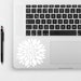Zinnia Laptop Decal, Flower Car Decal, Vinyl Car Decal, Flower Decal - Etsy