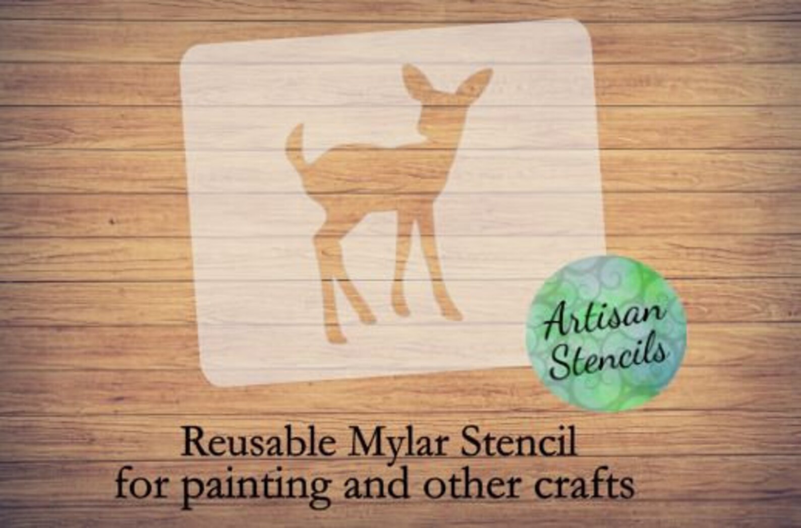 Reusable Fawn Stencil Cookie Stencil Collage Art Stencil - Etsy