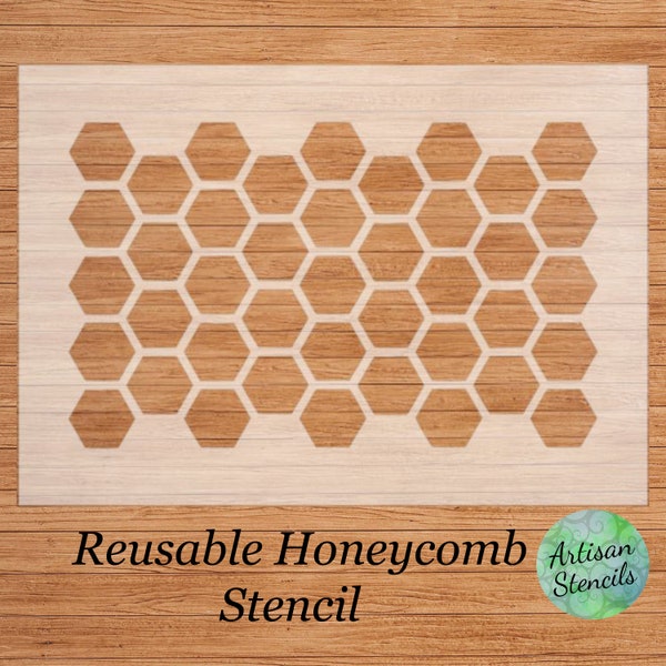 Honeycomb Wall Stencil - Etsy