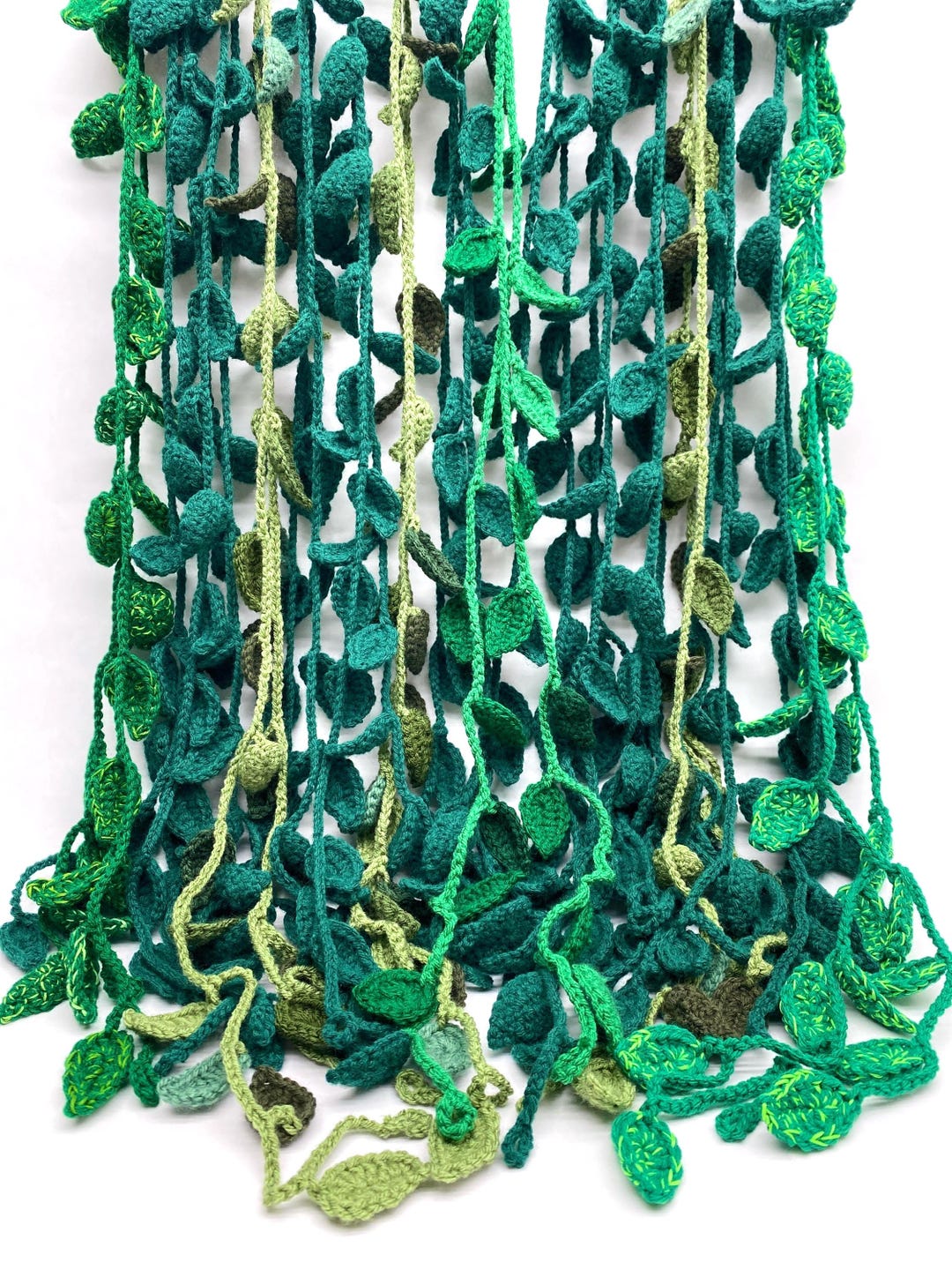 Handmade Crochet Leaf Garland - 6ft Nature-inspired Boho Decor - Etsy