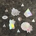 Baby Blue Holographic Stickers - Etsy