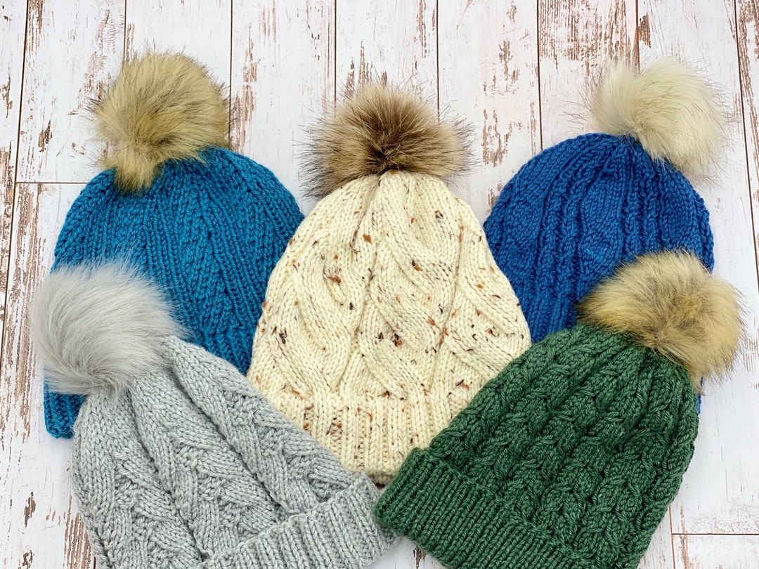 Faux Cable Craze | Knitting Pattern Collection | Cables | Beginner - Etsy