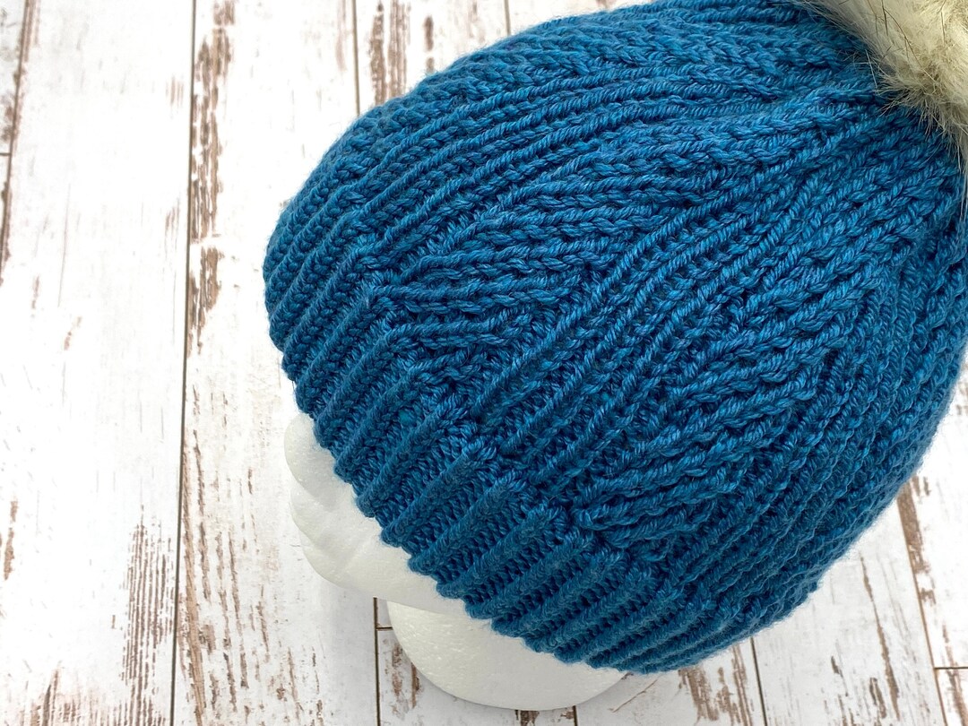 Blueberry Vineyard | Knitting Pattern | Faux Cables | Beginner - Etsy