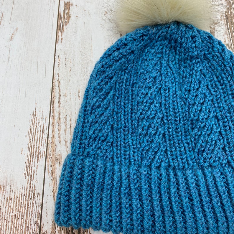 Blueberry Vineyard Knitting Pattern Faux Cables Beginner - Etsy