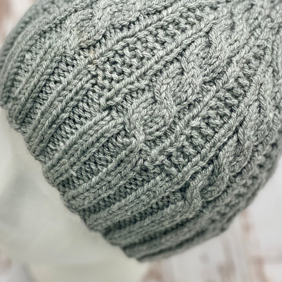 Oxford Road Toque Knitting Pattern Cables Beginner - Etsy