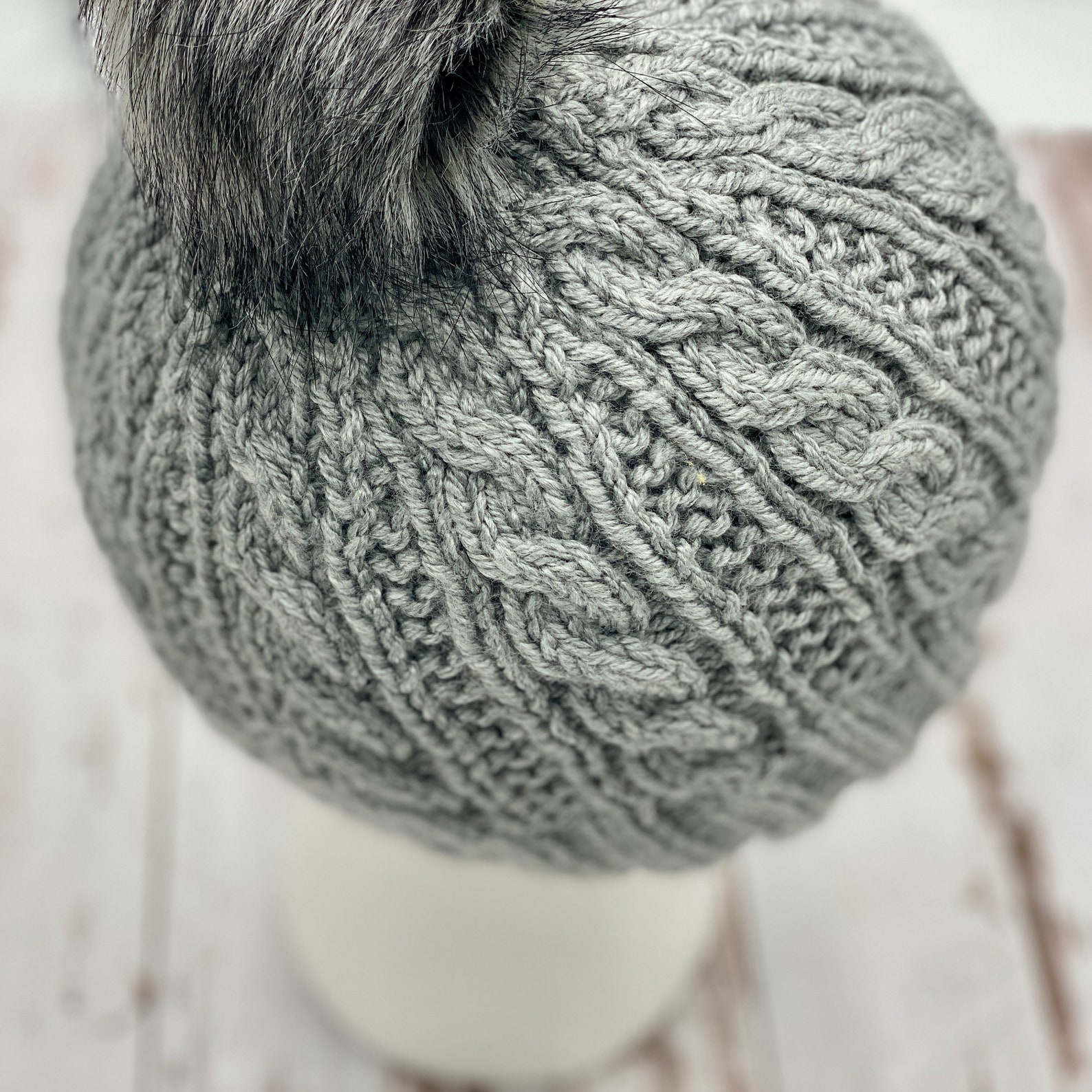 Oxford Road Toque Knitting Pattern Cables Beginner - Etsy